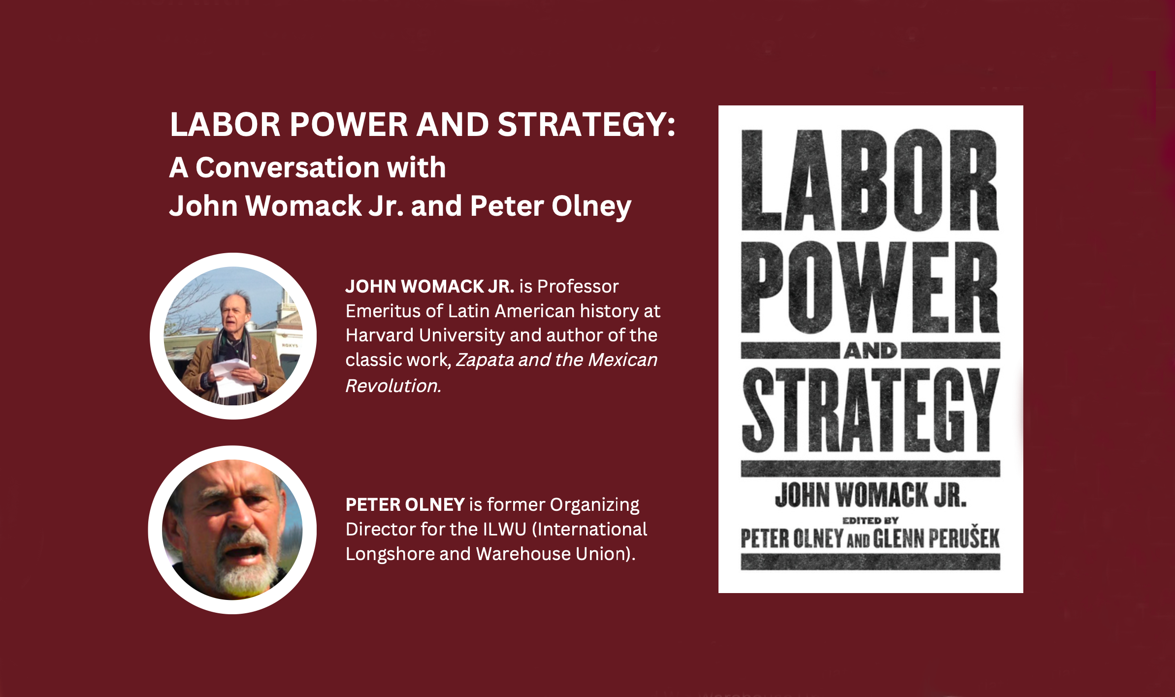 James Green Memorial Forum: "Labor Power and Strategy: A Conversation ...