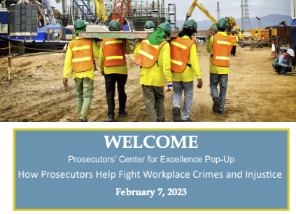 How Prosecutors Help Fight Workplace Crimes and Injustice - Center for ...