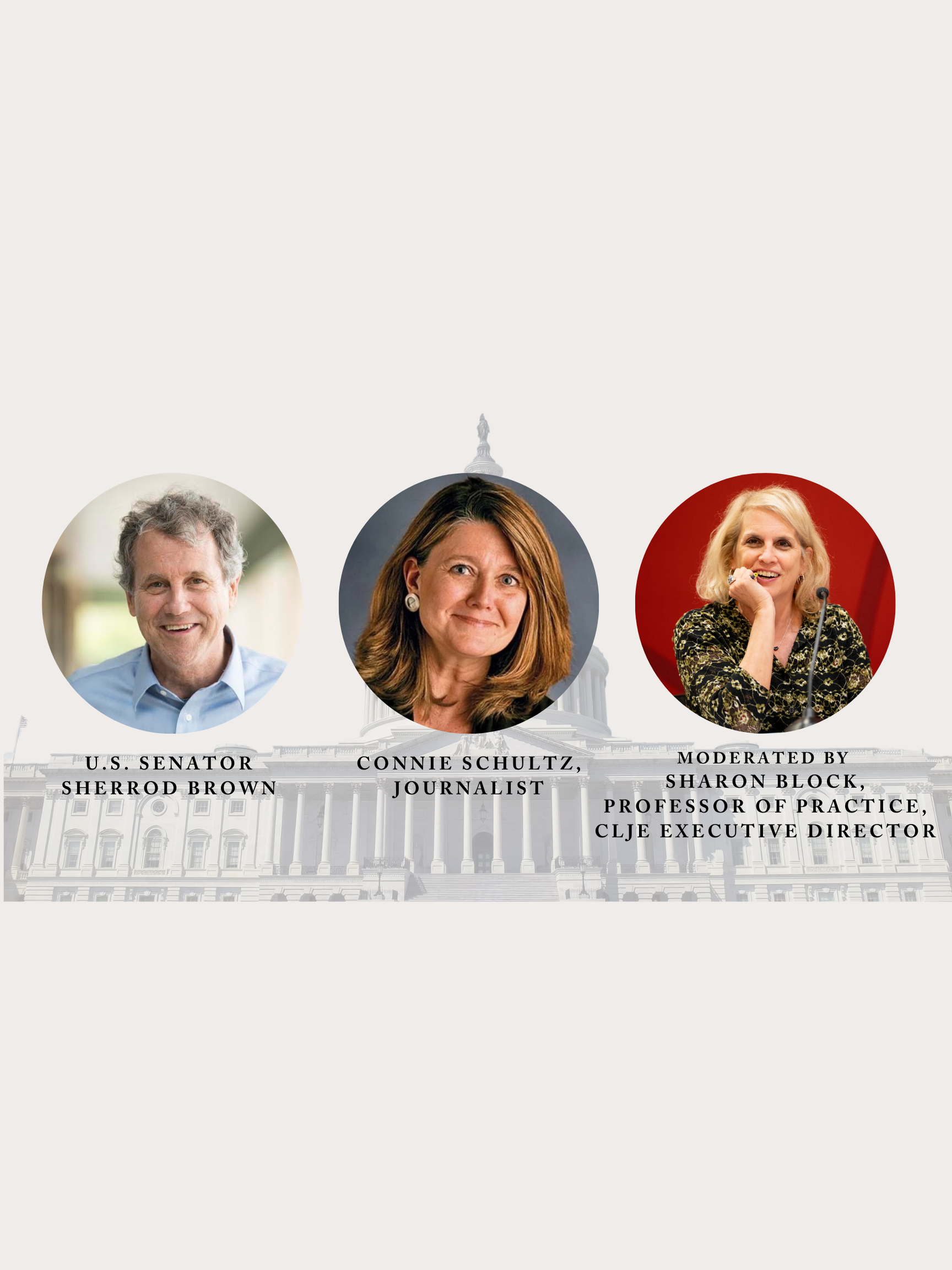 A Conversation with Senator Sherrod Brown and Connie Shultz: The Future ...