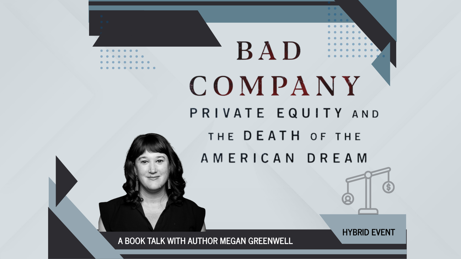 Bad Company: A Book Talk with Author Megan Greenwell - Center for Labor ...